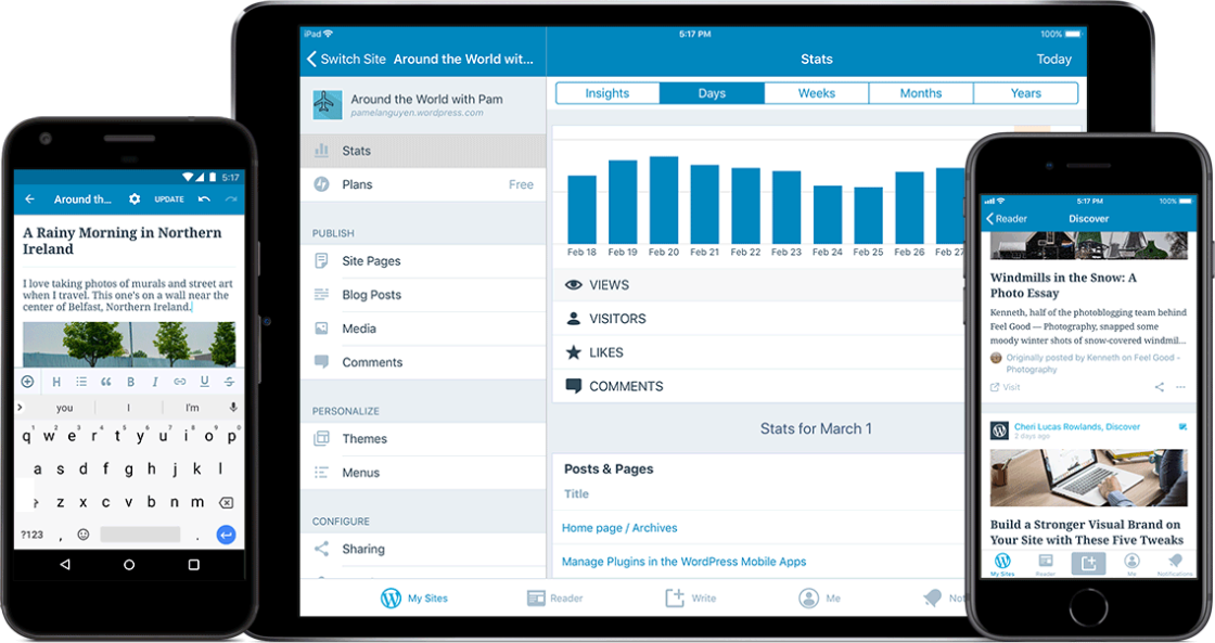 Top 8 Best Mobile Apps to Manage Your WordPress Site | Def Pen