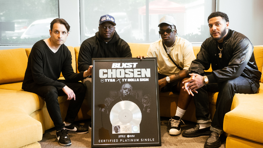 BLXST Earns First Platinum Plaque For 'Chosen' | Def Pen